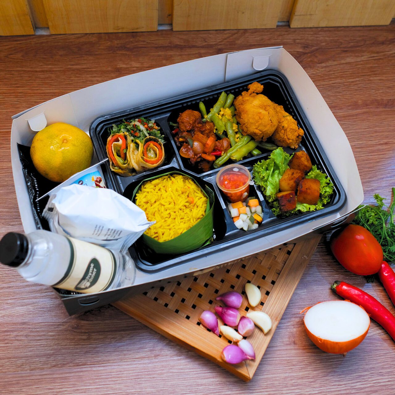 Hampers Makanan Matang, Nasi Kuning, Snack Box, Jajanan Pasar, Frozen Food